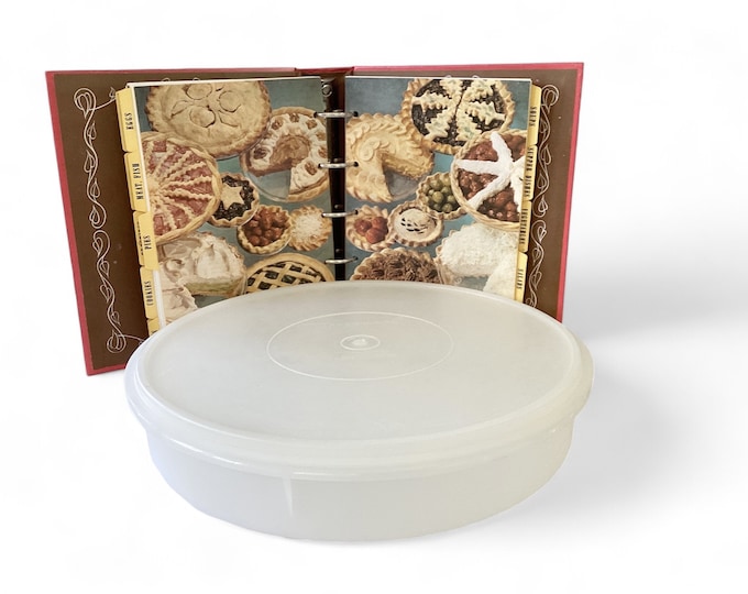 Vintage Tupperware Pie Storage Container With Seal * Cupcake Holder - Etsy