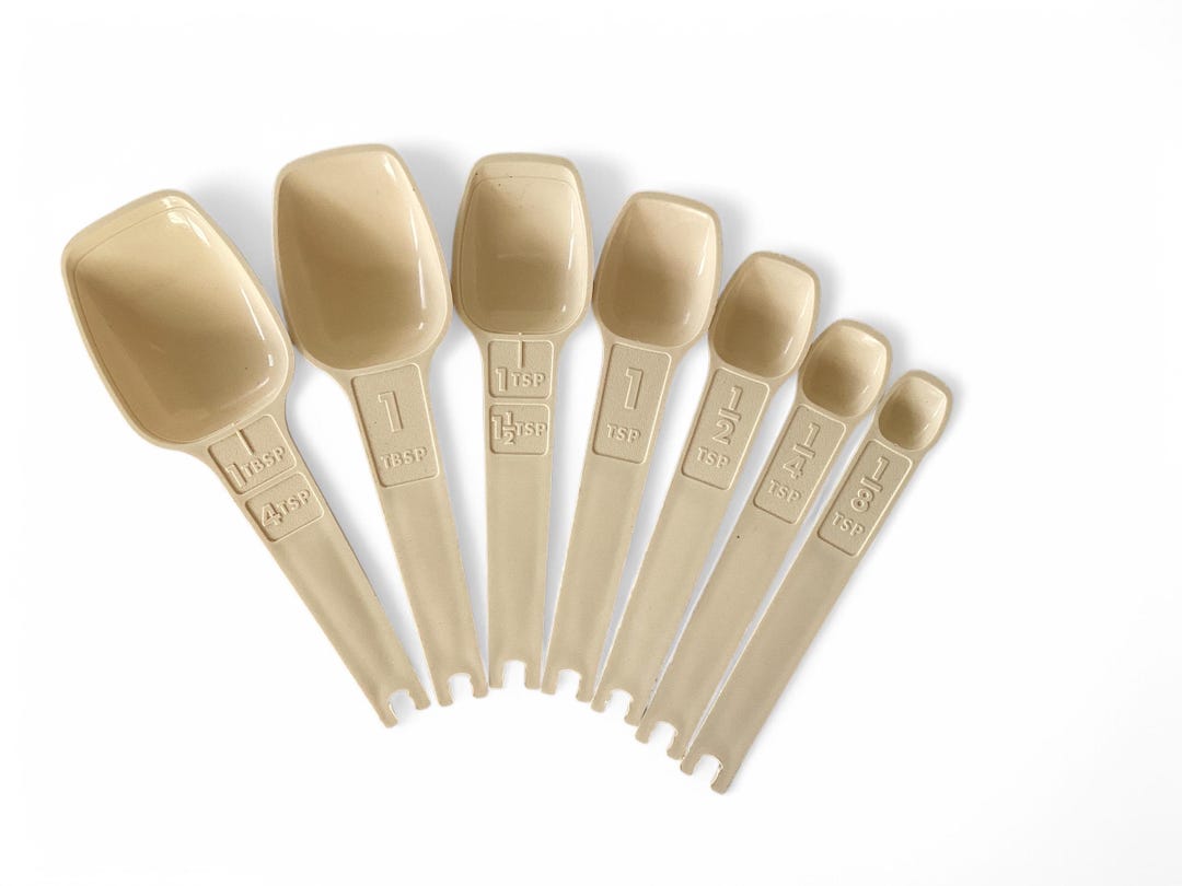 Replacement Measuring Spoon * Vintage Tupperware * Vanilla White - Etsy