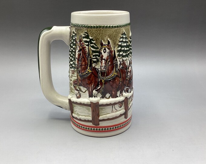 Budweiser Holiday Beer Steins Artist Susan Sampson 1990 an American ...
