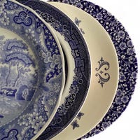 Blue Plate - Etsy