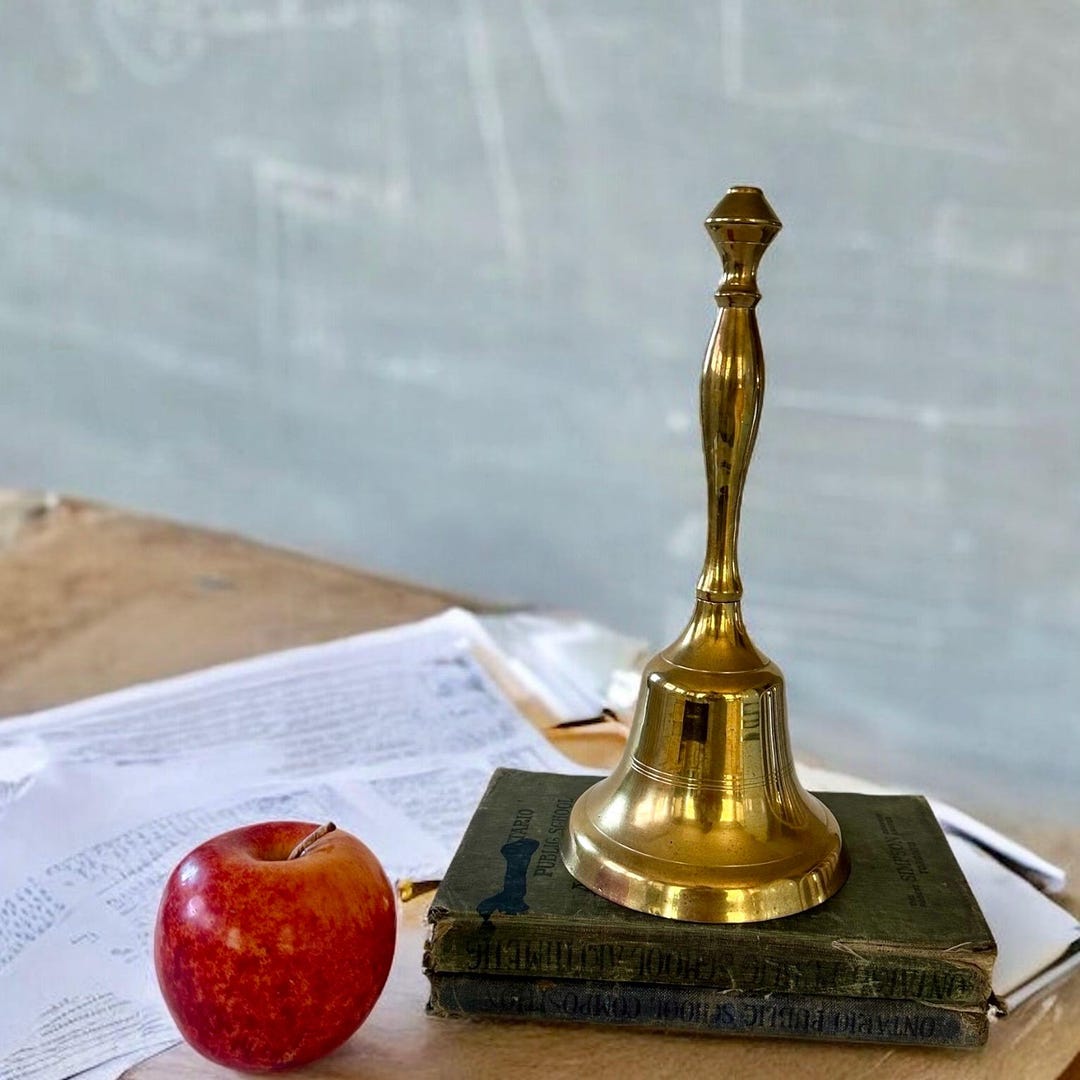 Vintage Brass Bell * Hand Bell - Etsy