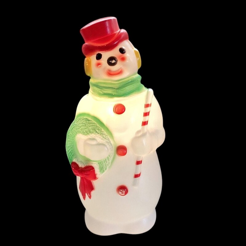 Blow Mold Snowman - Etsy