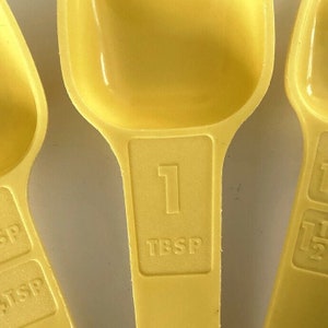 Replacement Measuring Spoon * Vintage Tupperware * Citrus Yellow - Etsy