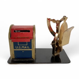 Vintage Postal Box Stamp Dispenser With Letter Weight Scale - Etsy