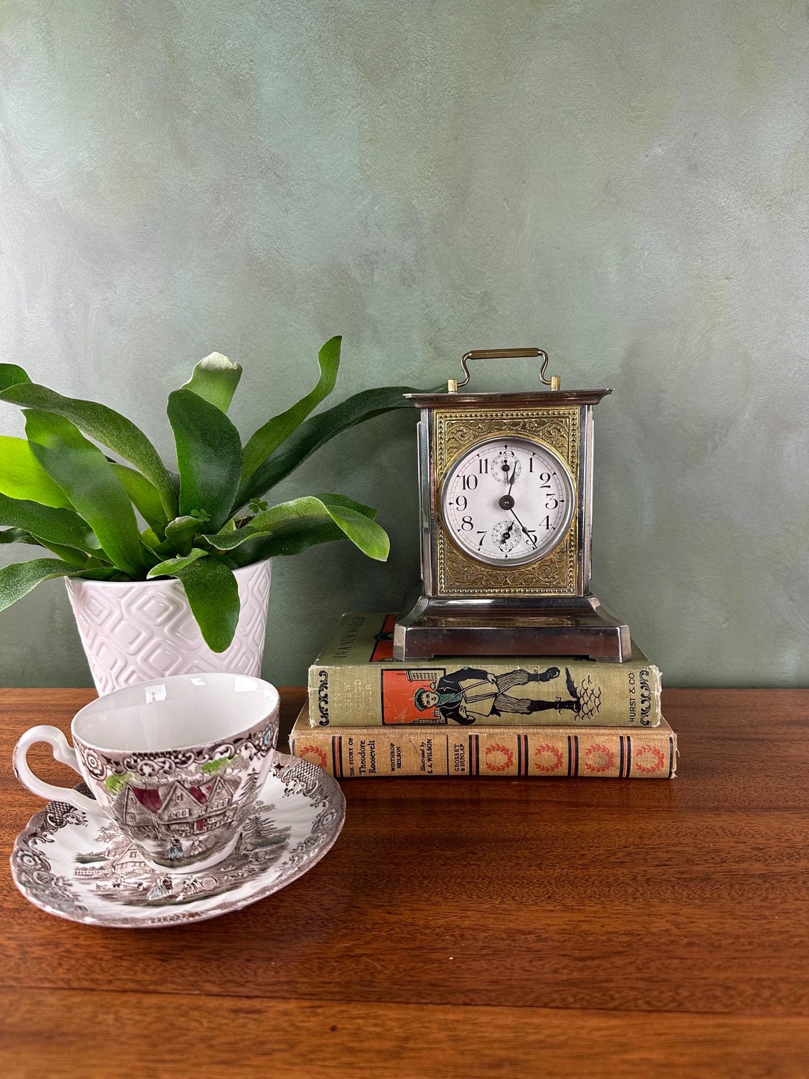 Antique German Carriage Clock With Music Box Alarm - Etsy