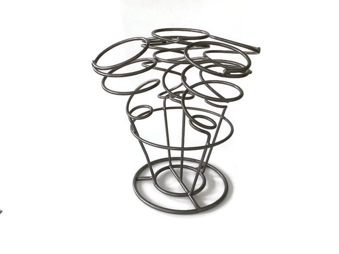 Vintage Spiral Wine Rack * Metal Coil Wine Holder * Countertop - Etsy
