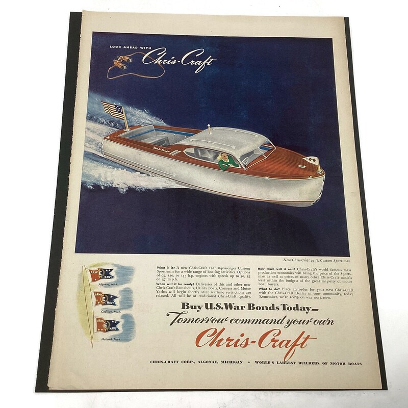 Chris Craft - Etsy