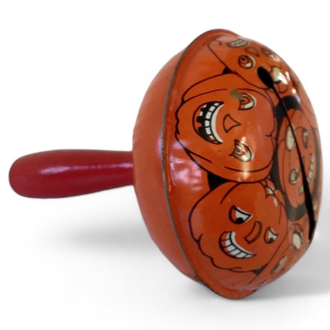 Vintage Halloween Jack O’lantern Rattle * Life of the Party Products ...