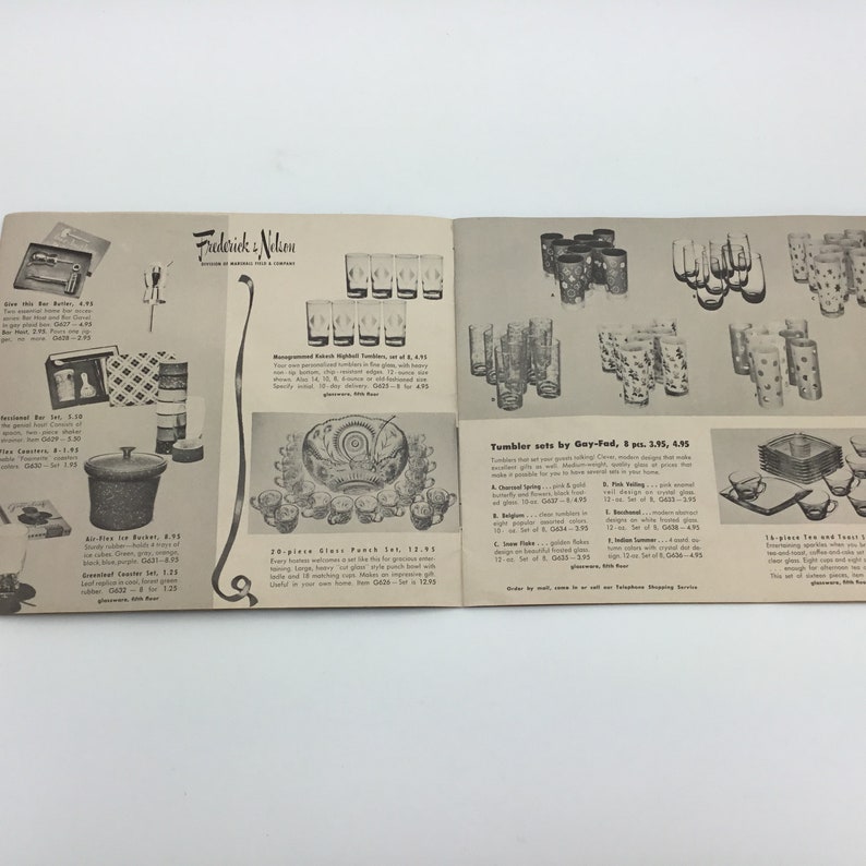 Mid Century Modern Ephemera Frederick and Nelson Christmas | Etsy