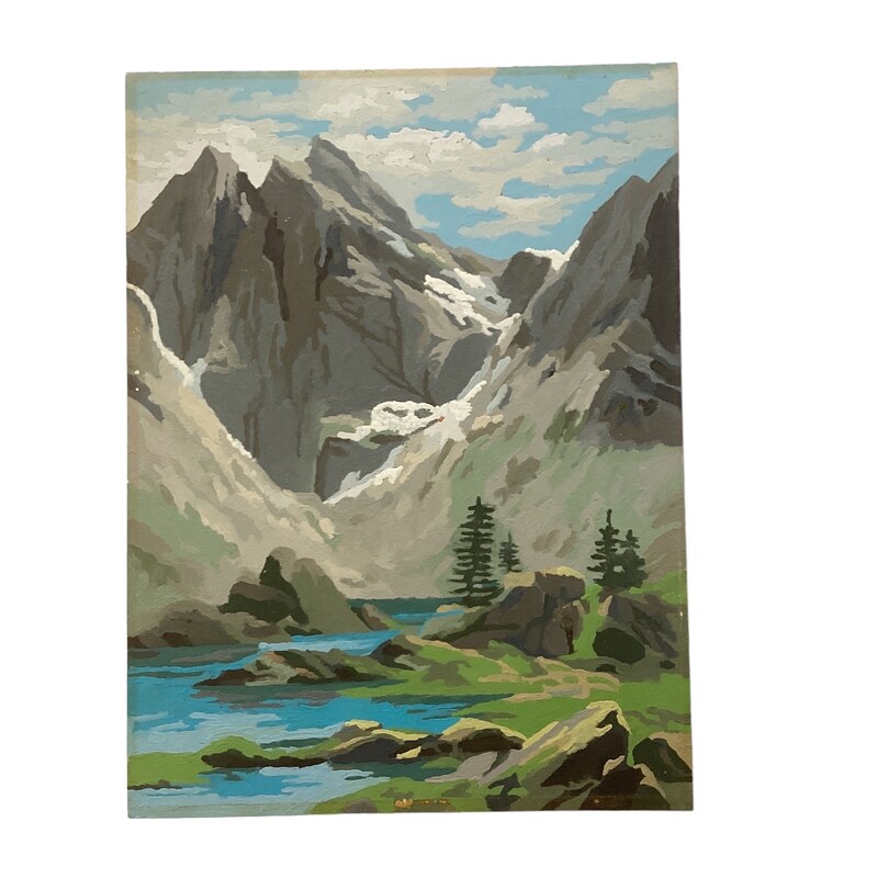 Paint by Numbers Mountains - Etsy