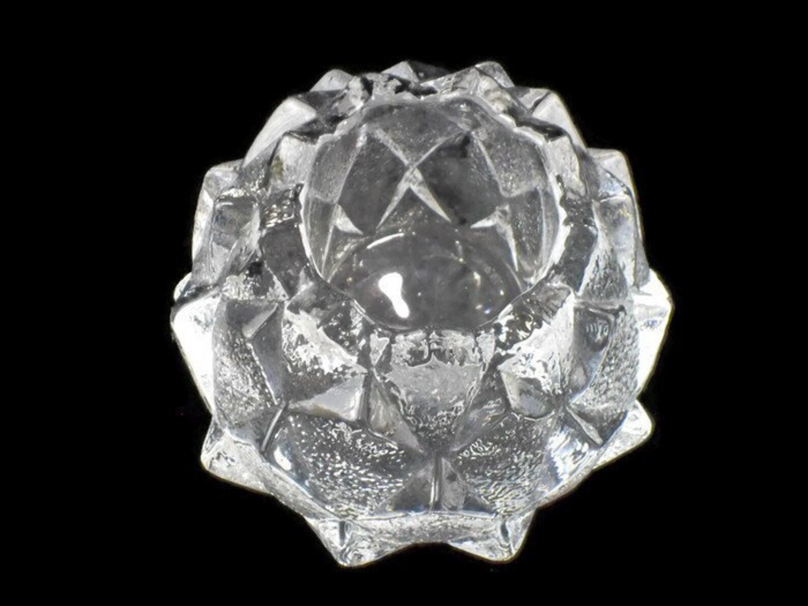 Orrefors Crystal Firefly Nimbus Artichoke Votive Candle - Etsy