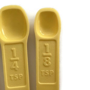 Replacement Measuring Spoon * Vintage Tupperware * Citrus Yellow - Etsy