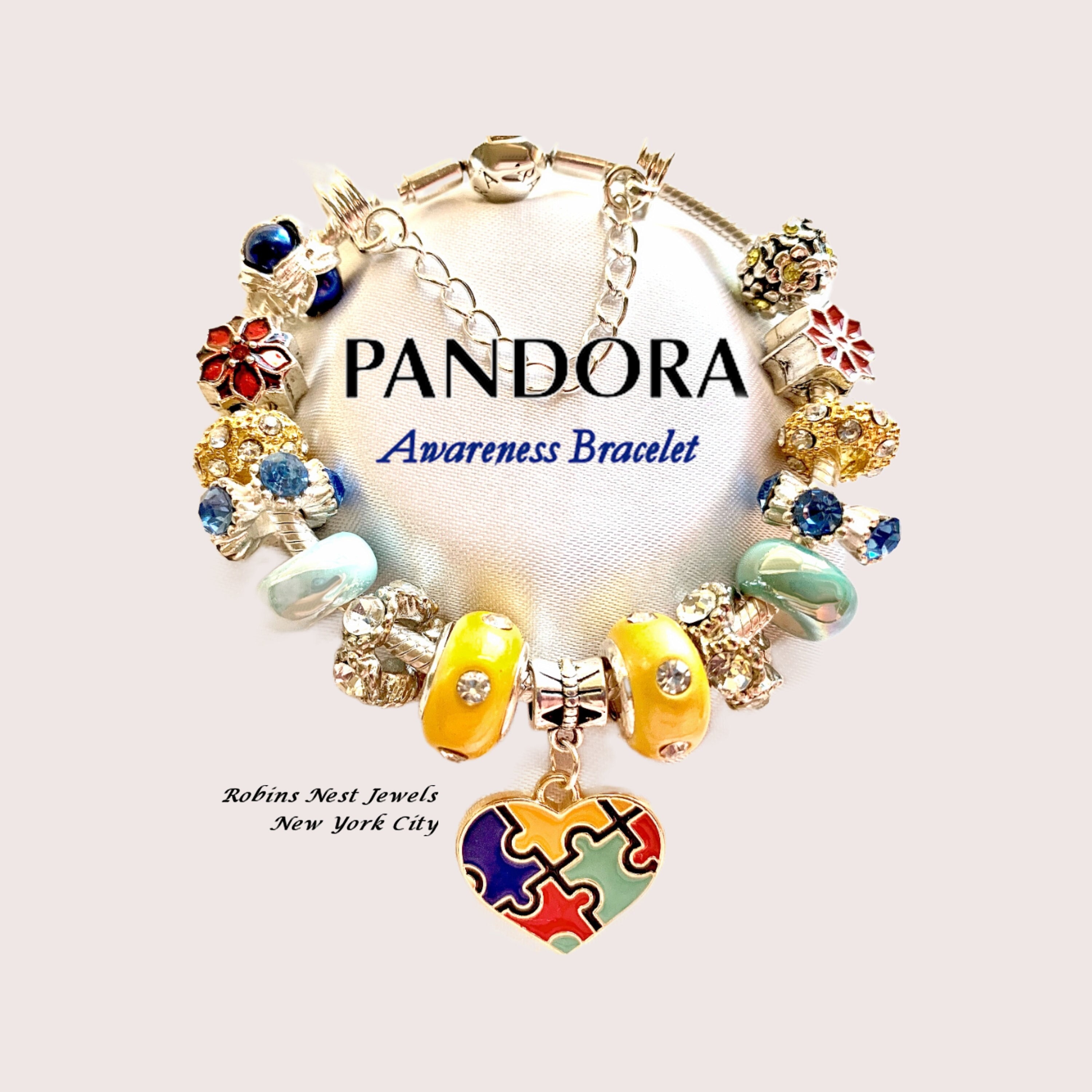 Pandora Compatible Charms for Autism Awareness, or CHOOSE WITH, Pandora ...