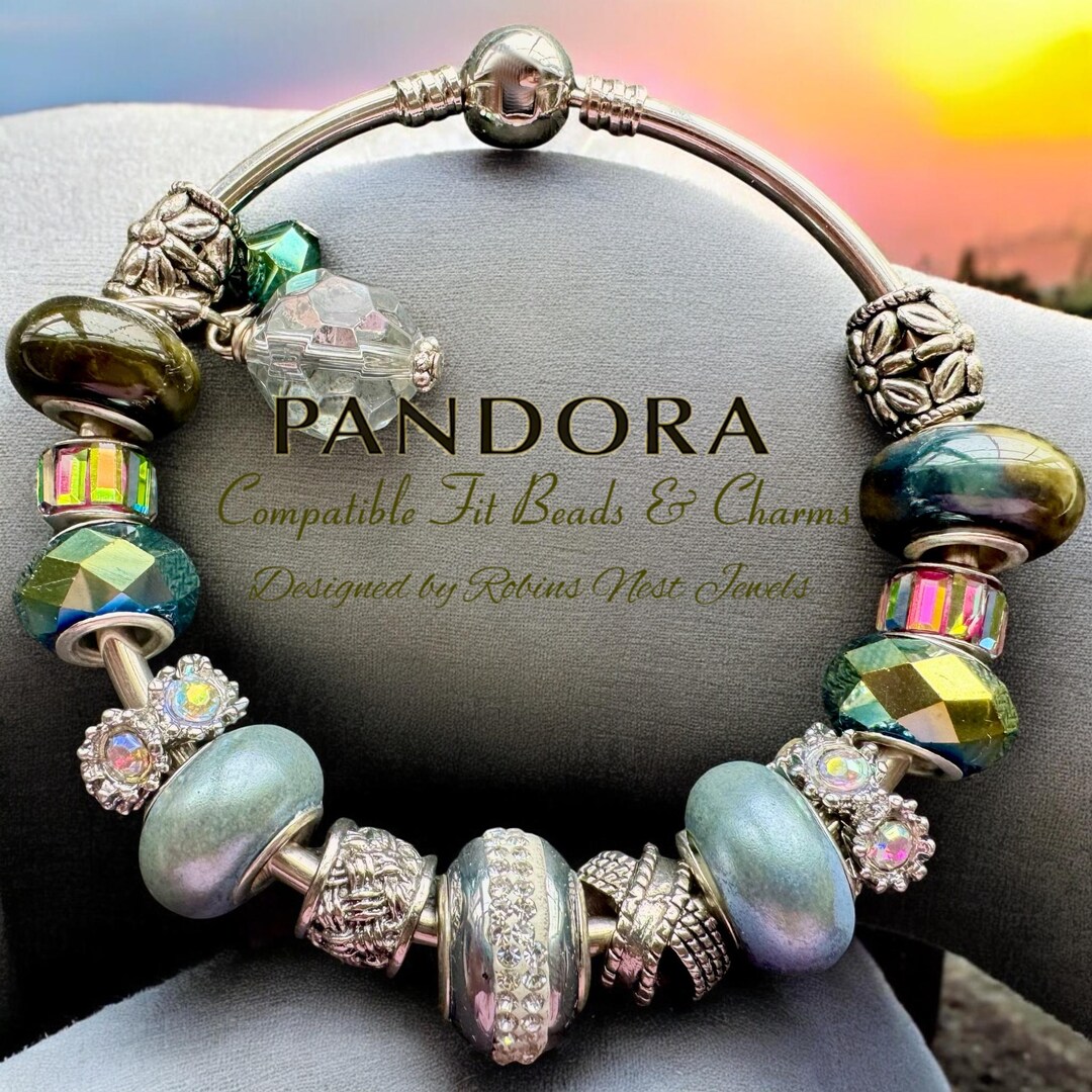 Pandora Compatible Fit Beads and Charms Pandora Bracelet, or CHOOSE ...