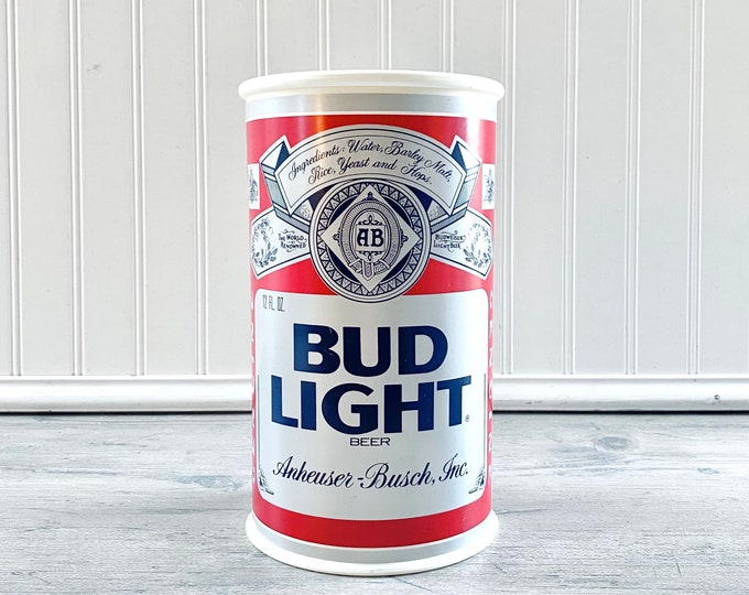 Vintage Large Plastic Bud Light Can Piggy Bank Budweiser Memorabilia ...
