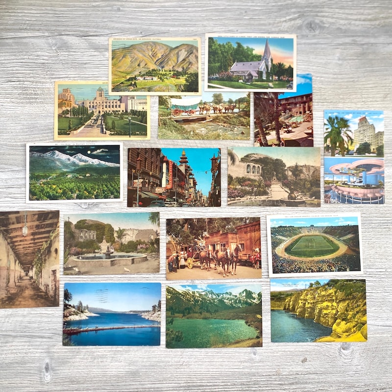 Los Angeles Postcard - Etsy