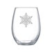 Snowflake Etched Glass, Christmas Glassware, Holiday Wine Glasses ...