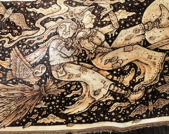 Original Pyrography - Etsy