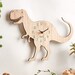 Wooden T-rex Dinosaur Wall Clock - Etsy