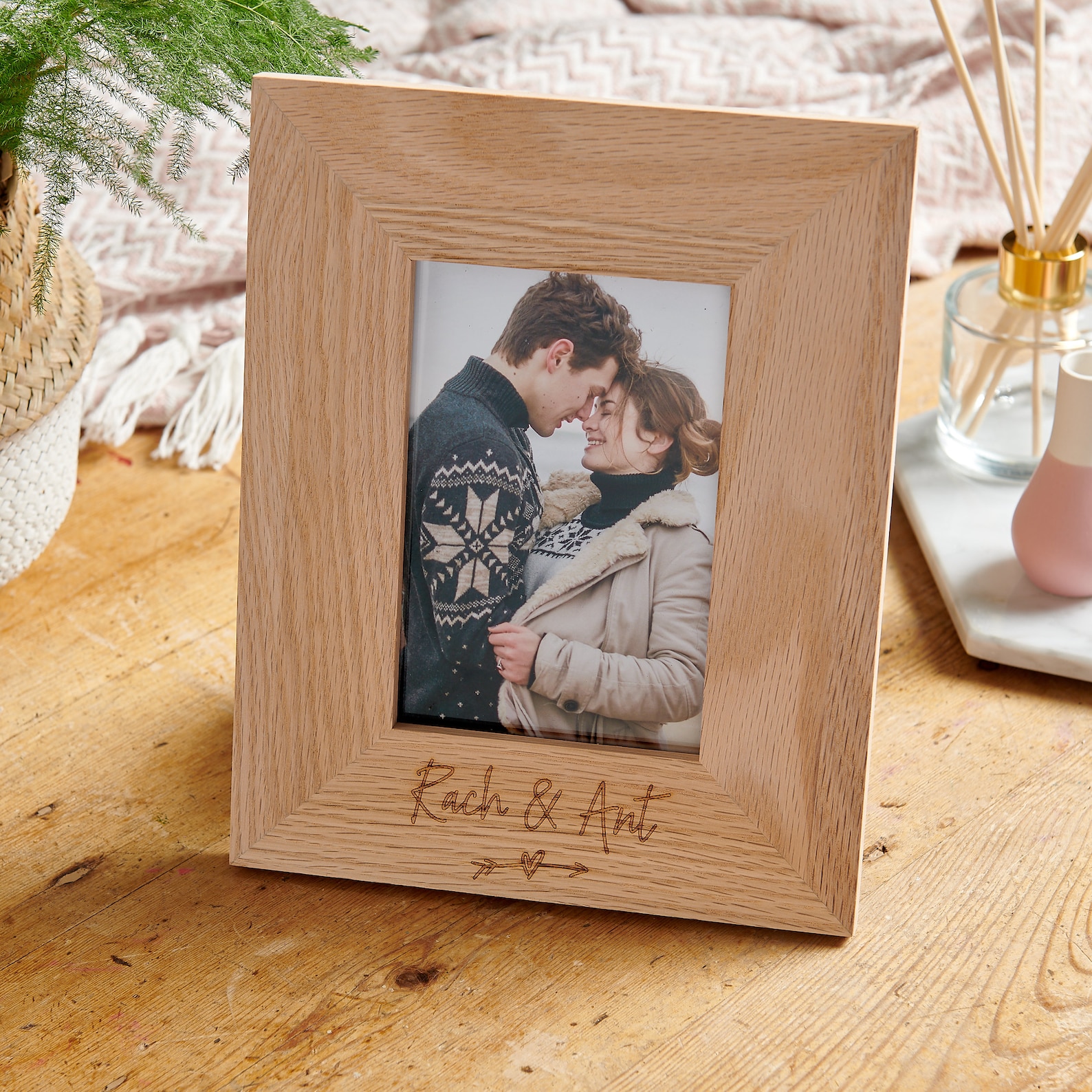 Personalised Wooden Wedding Picture Frame | Etsy