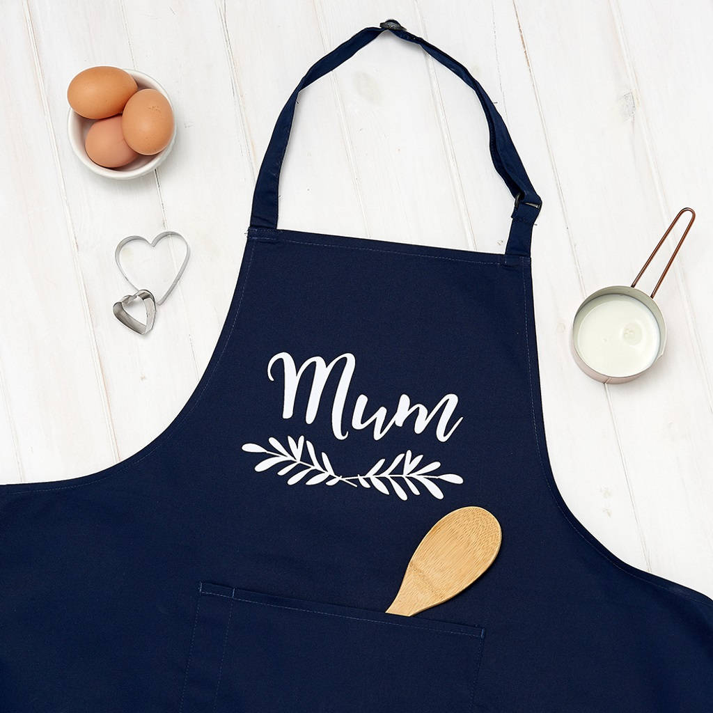 Personalised Mum Laurel Wreath Apron | Etsy