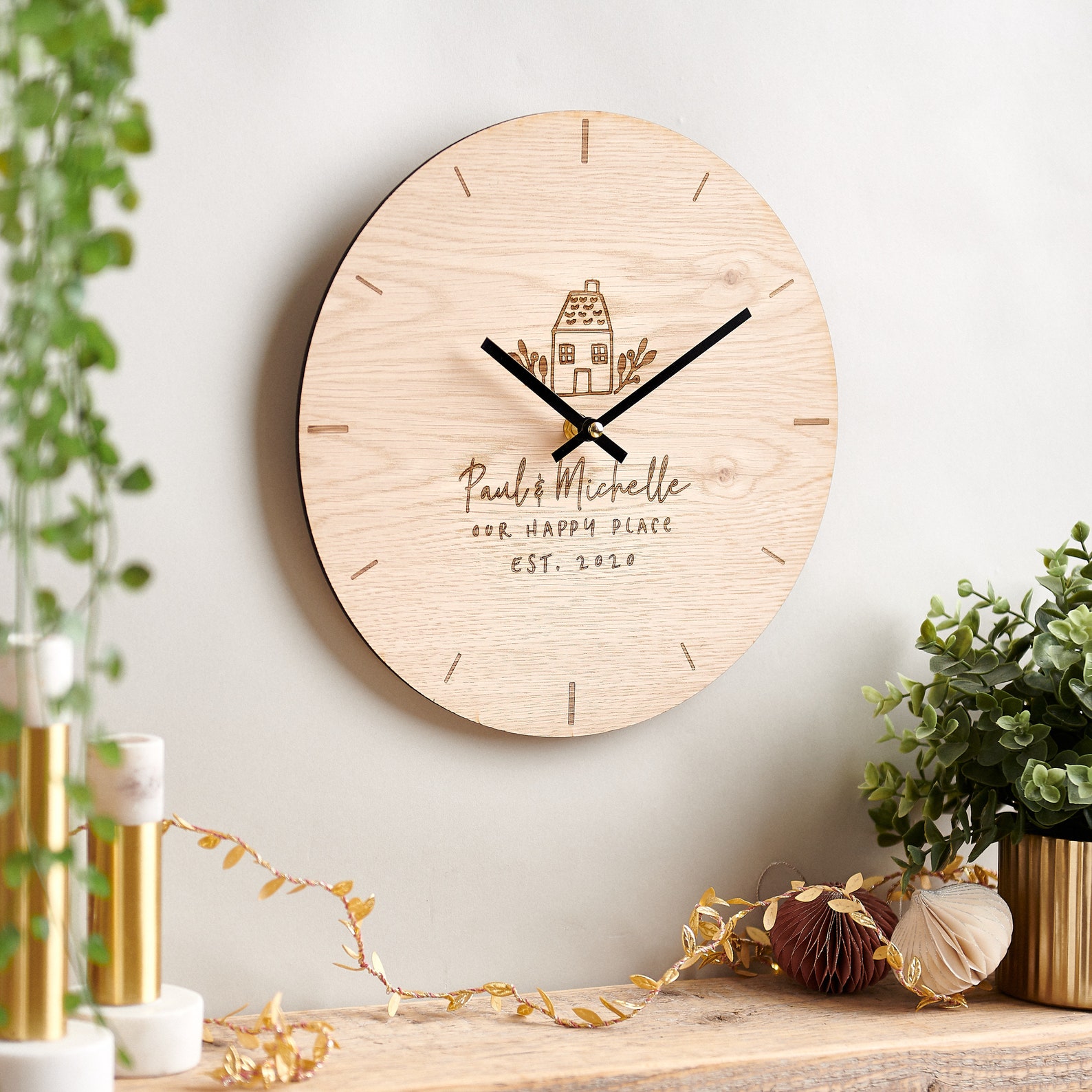 Personalised New Home Clock | Etsy