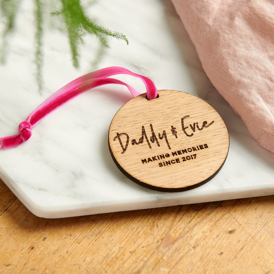 Personalised Father's Day Wooden Keepsake - Etsy