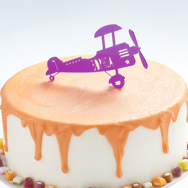 Airplane Cake Topper - Etsy UK