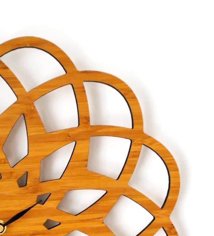 Large Modern Geometric Clock - Etsy