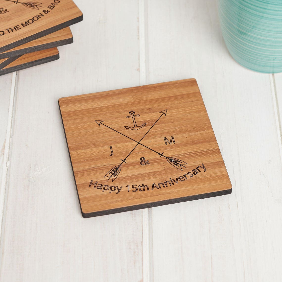 Personalised New Home Coaster Set - Etsy 日本