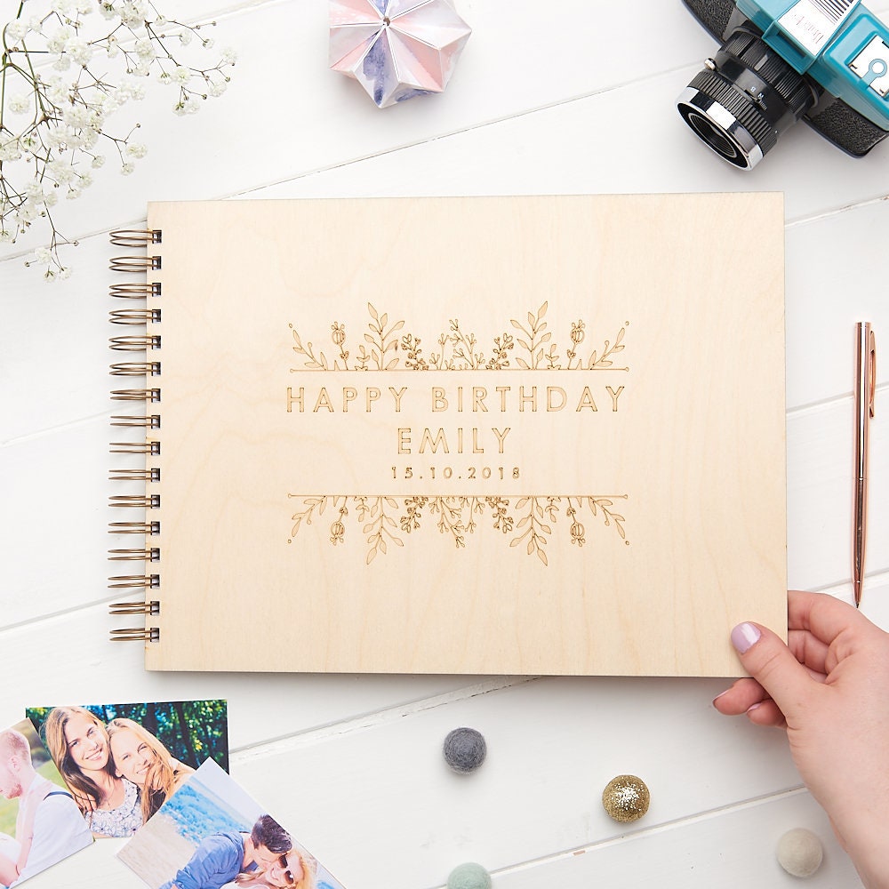 Personalised Birthday Memory Book | Etsy