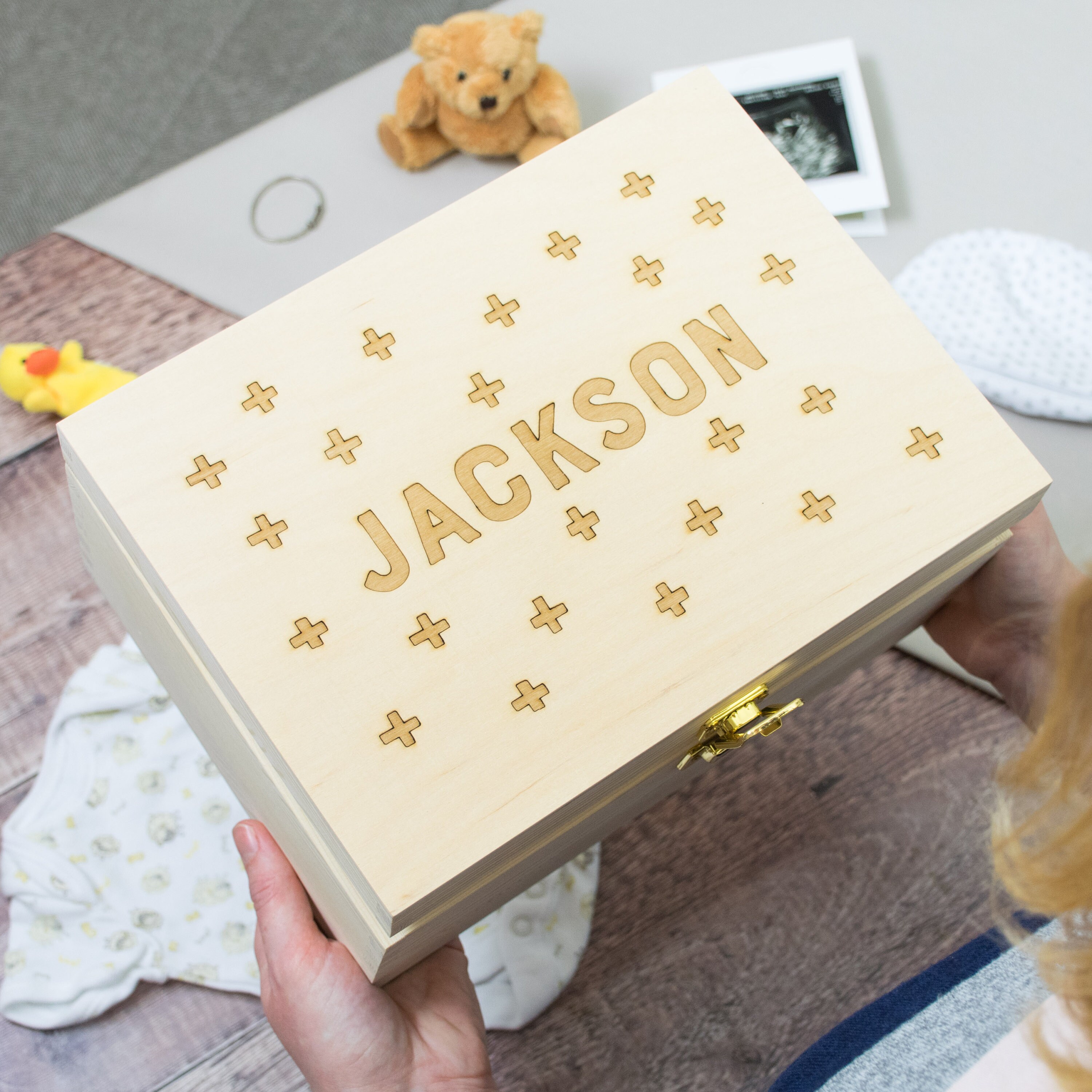 Personalised Scandi Baby Keepsake Box | Etsy