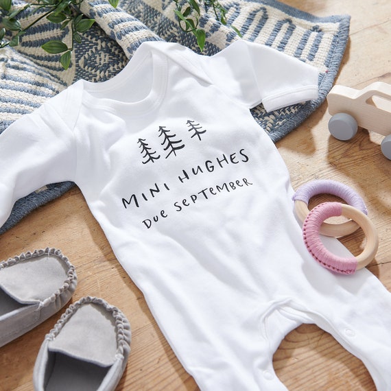 Personalised Baby Sleepsuit | Etsy