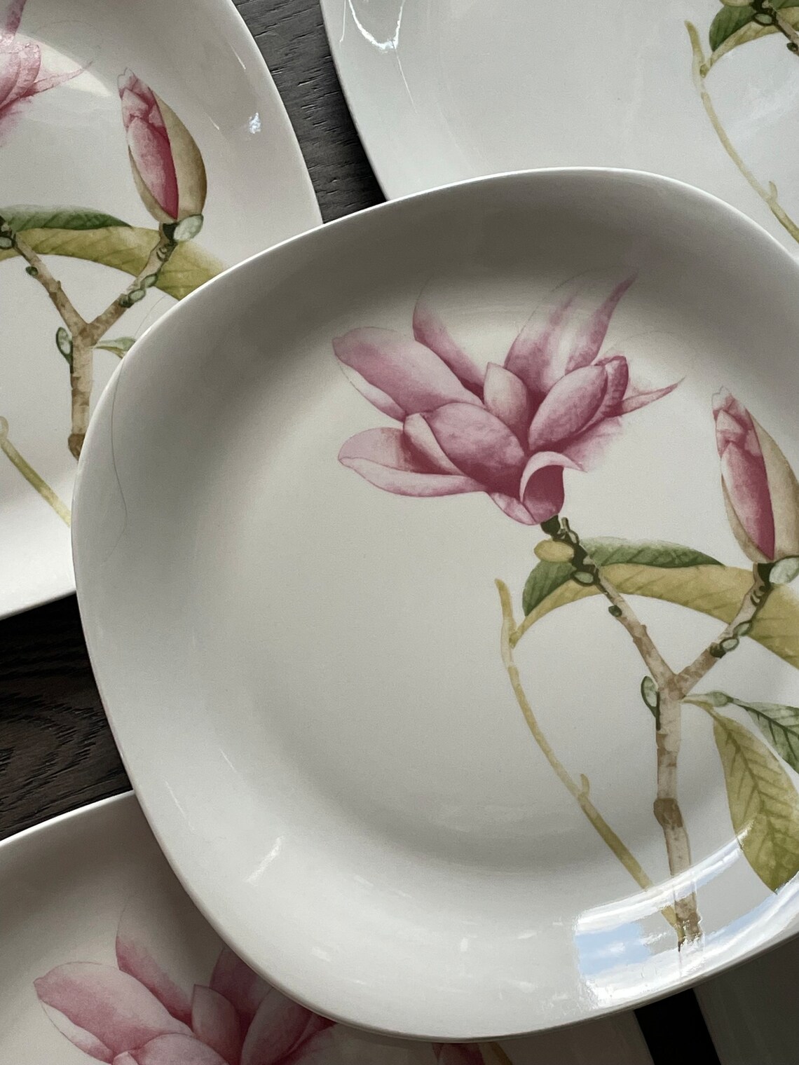 Vintage Thomson Pottery Magnolia Ceramic Dinner Plates Set of 5 - Etsy
