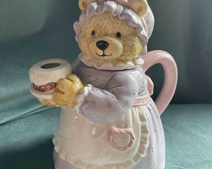 Vintage Heritage Mint Ltd. Collectible Decorative Ceramic Teddy Bear ...