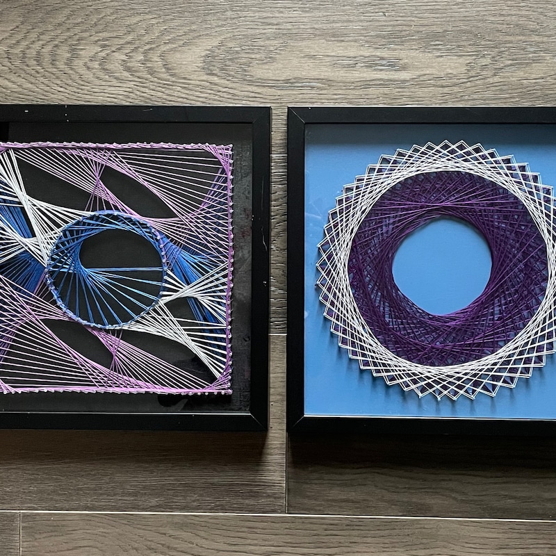 Abstract String Art - Etsy