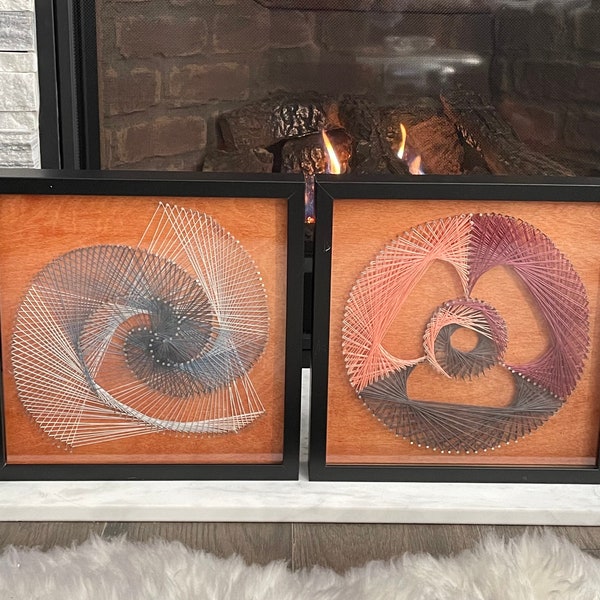 Abstract String Art - Etsy