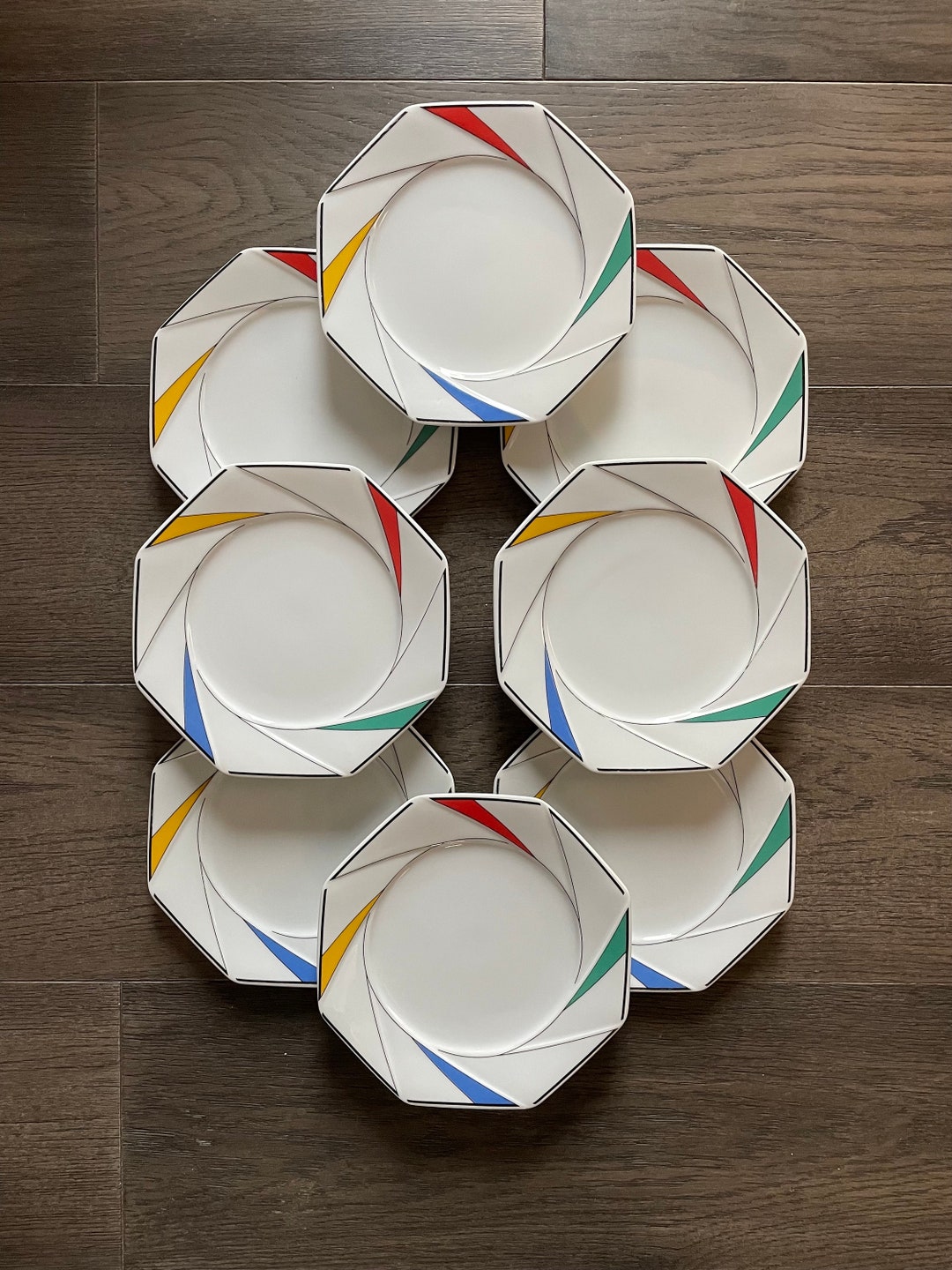 Ranmaru Japan Primary Pieces Retro Geometric Abstract Memphis Milano ...