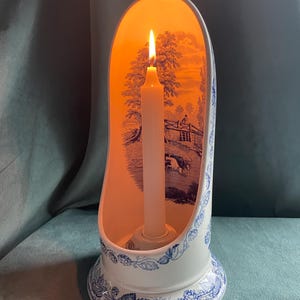 Vintage Spode Signature Collection rural Scenes Blue and White ...