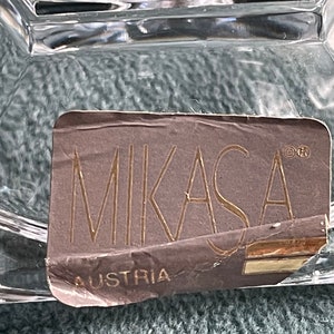 Vintage Mikasa Jewelstone Small Crystal Candlestick Candle Holders Set ...