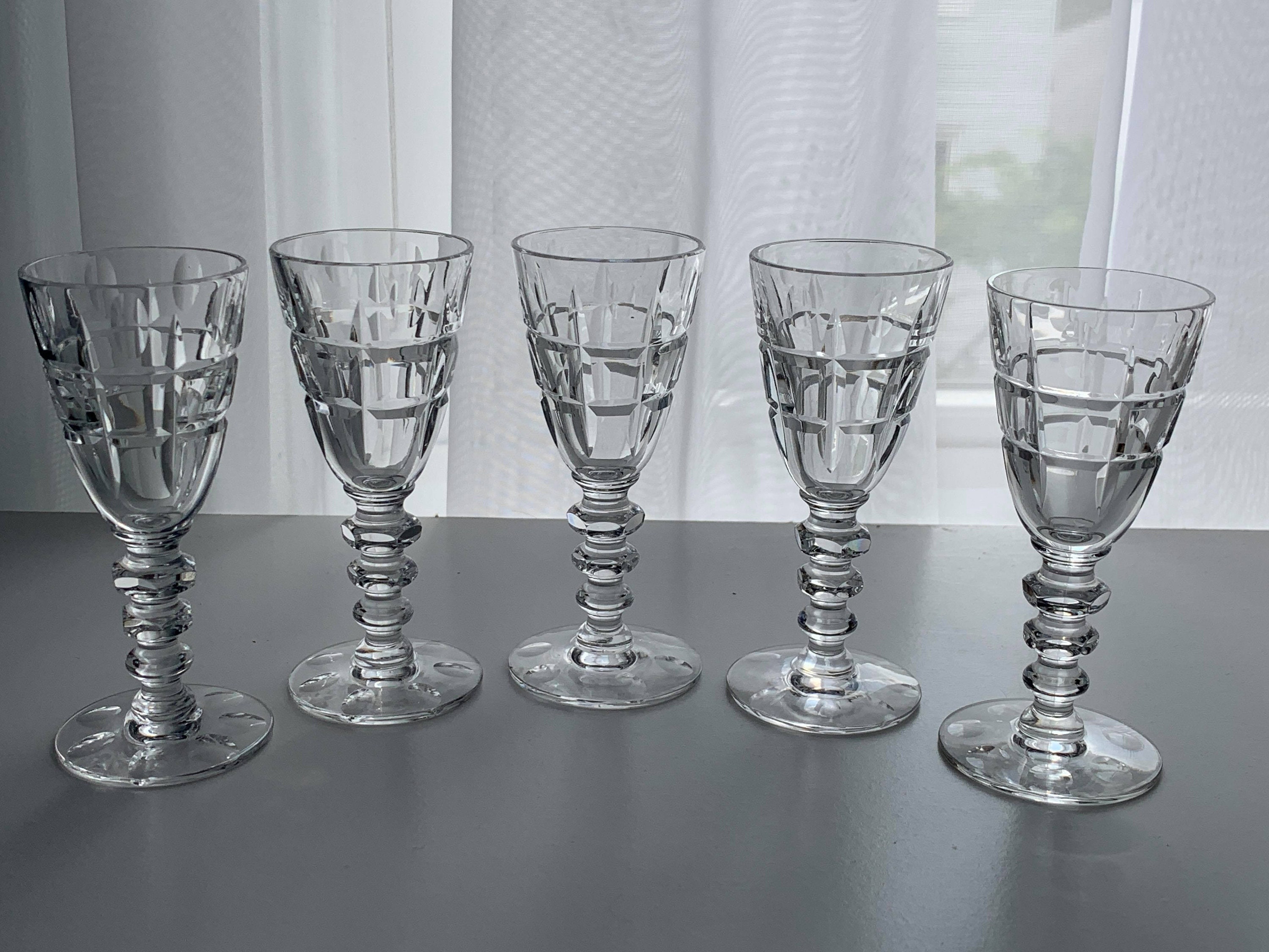 Vintage Tiffin Franciscan Crystal Vertical & Horizontal Cuts - Etsy Denmark