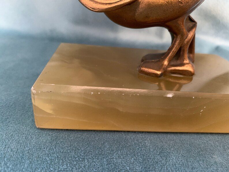 Vintage JB Hirsch French Art Deco Bronze Color Pheasant - Etsy