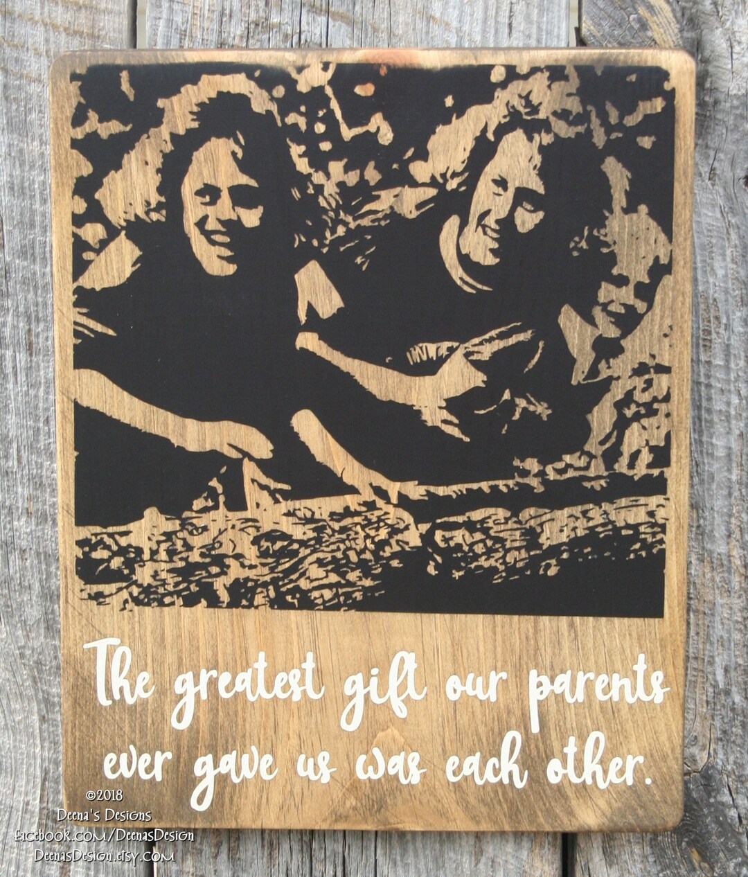Personal Photo Sign Siblings Sign Mother's Day Gift - Etsy