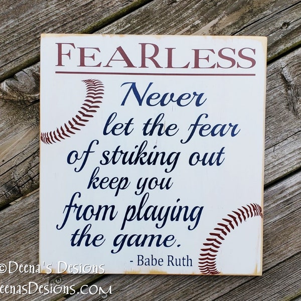 Babe Ruth Quote - Etsy