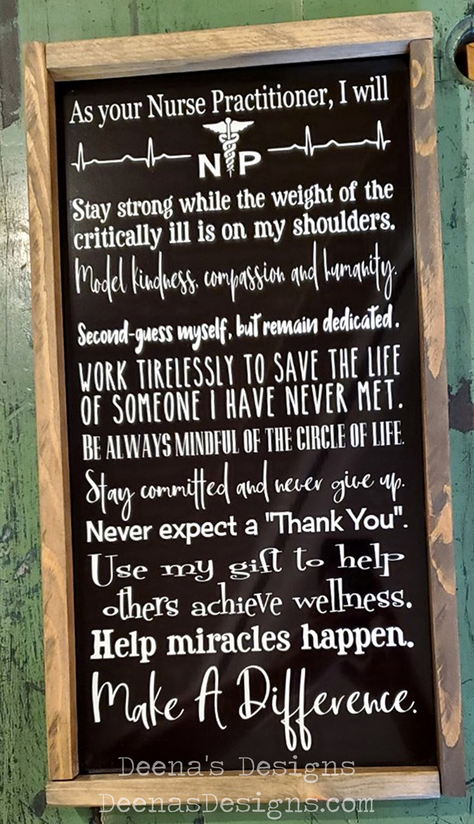 Nurse Practitioner Sign Physician Assistant Decor NP - Etsy