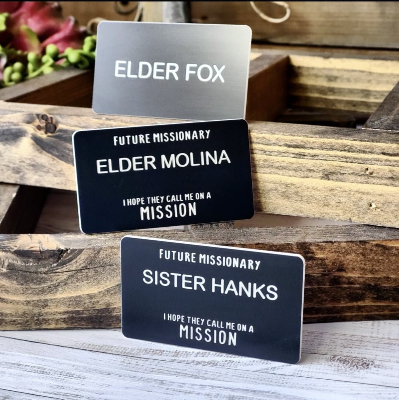 Personalized Mini - Future Missionary Name Tag With Your Choice of ...