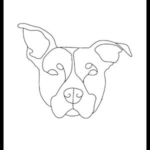 Custom Pet Line Art Portraits and Tattoo Design - Etsy