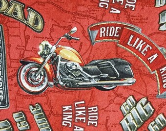 Harley davidson fabric | Etsy