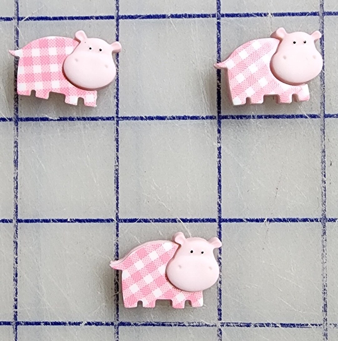 Colorful Fun Pink Hippo Hippocampus. Nice Detail. 3 Fun Shanked Shank ...