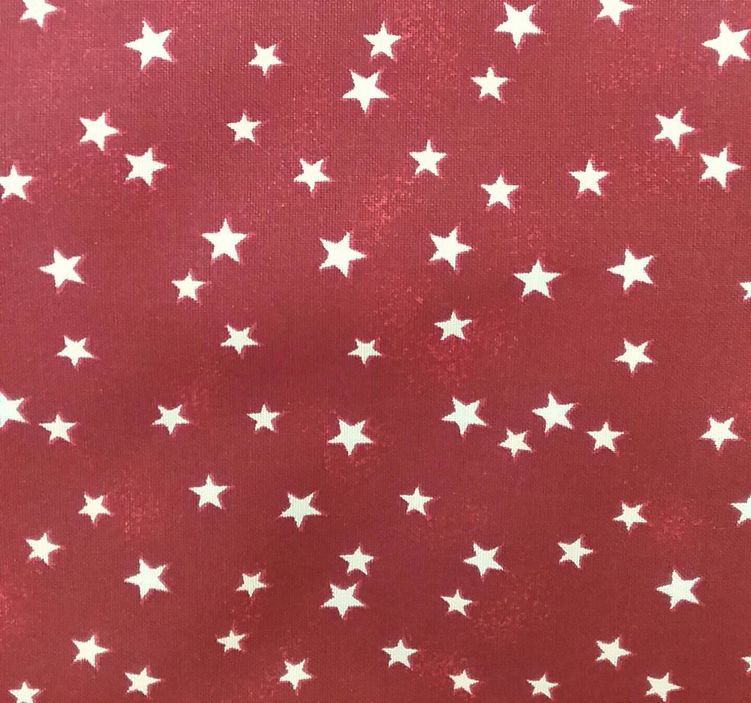 Stars Star Lightly Textured Background 100% Cotton Quilting Fabric Sold ...